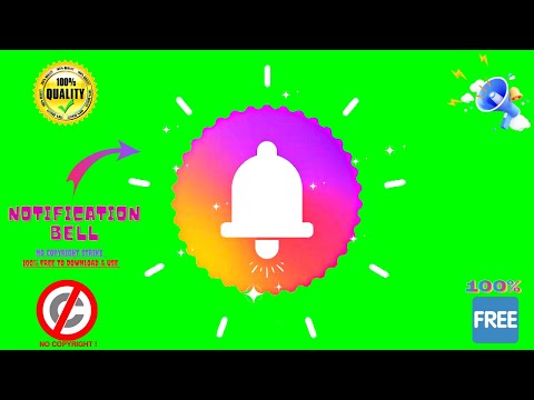 Colorful Notification Bell ????Animation VFX With Sound Effect????No Copyright Strike✔️100% Free to Use????