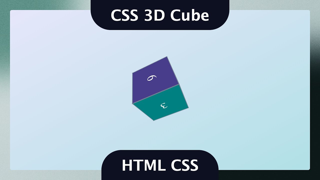 Spinning 3D Cube with HTML & CSS: Fun Frontend Experiment!