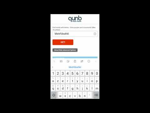 Word Finder by qunb | Free Word Games Cheats & Helper & Find Words with Letters