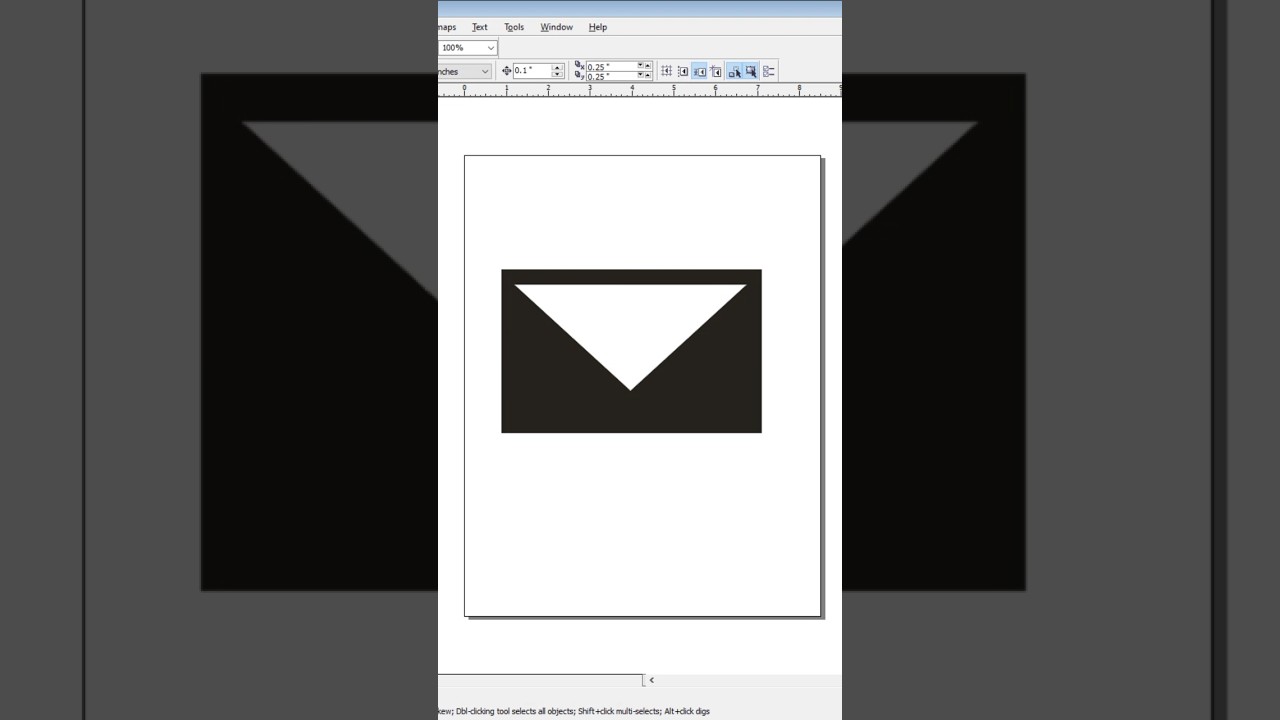 How to Make a Message Icon in Coreldraw For Beginners to Advanced.