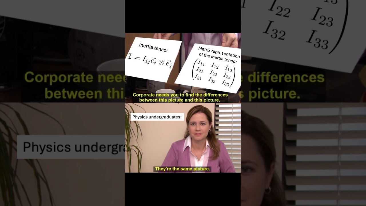 What's the difference?🙏😭 #physics #inertia #maths #engineering #physicsmemes #matrix #mathmemes