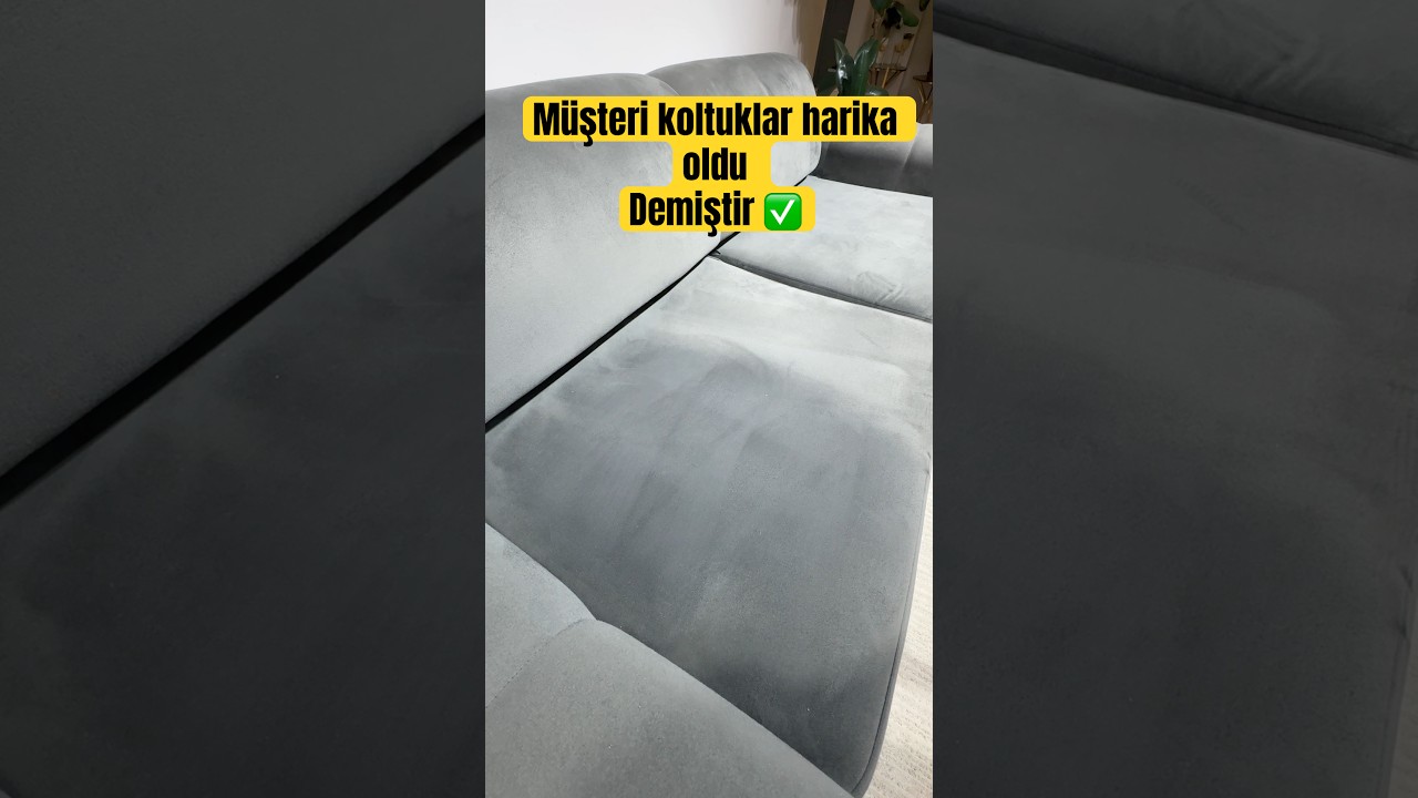 Müşteri koltuklar harika olmuş dedikten sonra ben 😅#koltukyikama #komikvideolar