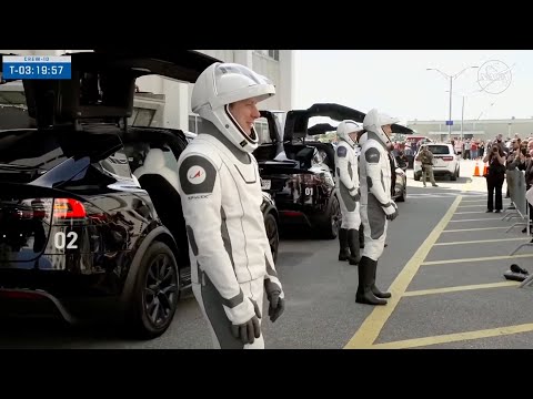 NASA's SpaceX Crew-10 takes Tesla ride to rocket for 2nd launch attempt