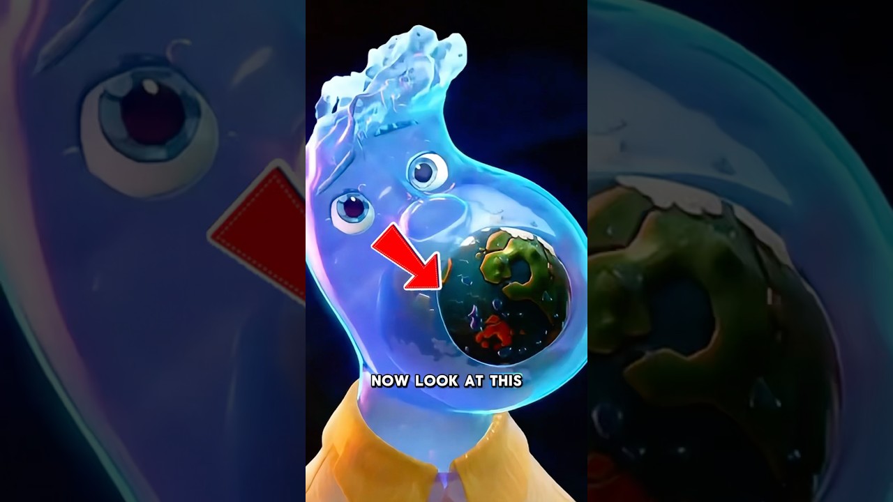 Pixar's HIDDEN continent revealed! Elemental facts! #movie #shorts
