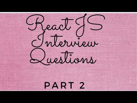 Frontend Interview Preparation | React Js Interview Question Part 2 | Virtual Dom | Pure Functions