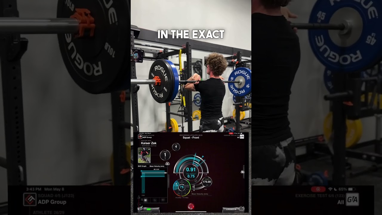 Using Velocity Based Training With Athletes! #athletics