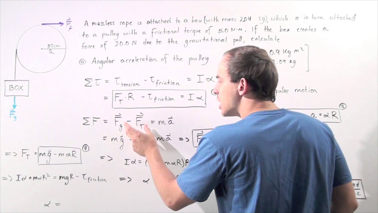 Rotational Dynamics Example # 2
