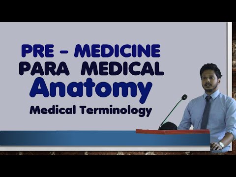 Introduction to Anatomy for Pre Medicine and para medical students | pre medicine lecture | Anatomy