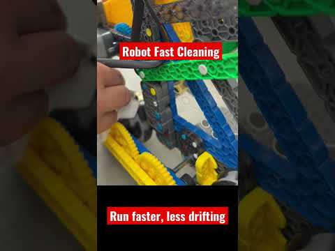 Easy cleaning makes robot faster. VEX IQ Slapshot. Flying Cheese #vexiq #robotics #education #kid