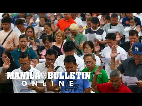 BSKE candidates in Manila sign peace covenant, take oath of integrity