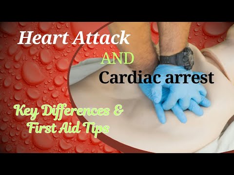 Heart attack and cardiac arrest: key differences and first aid