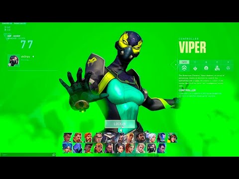 Viper Agent Select Animation In Valorant