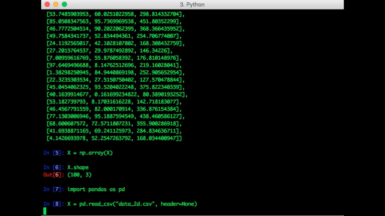 The Numpy Stack in Python - Lecture 13: Data Frames 1