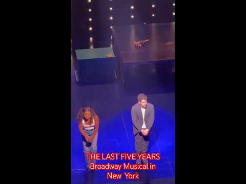 The Last 5Years in Broadway New York #broadway #musical #travel #tourism #newyork #shorts #nickjonas