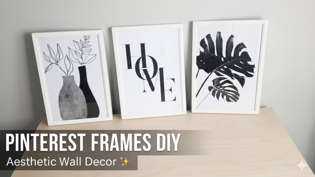 I Tried Making Pinterest Frames… and WOW 😳