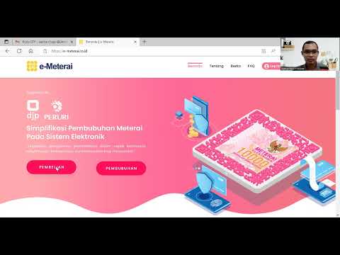 Meterai elektronik (e-meterai): praktis belinya, mudah pakainya