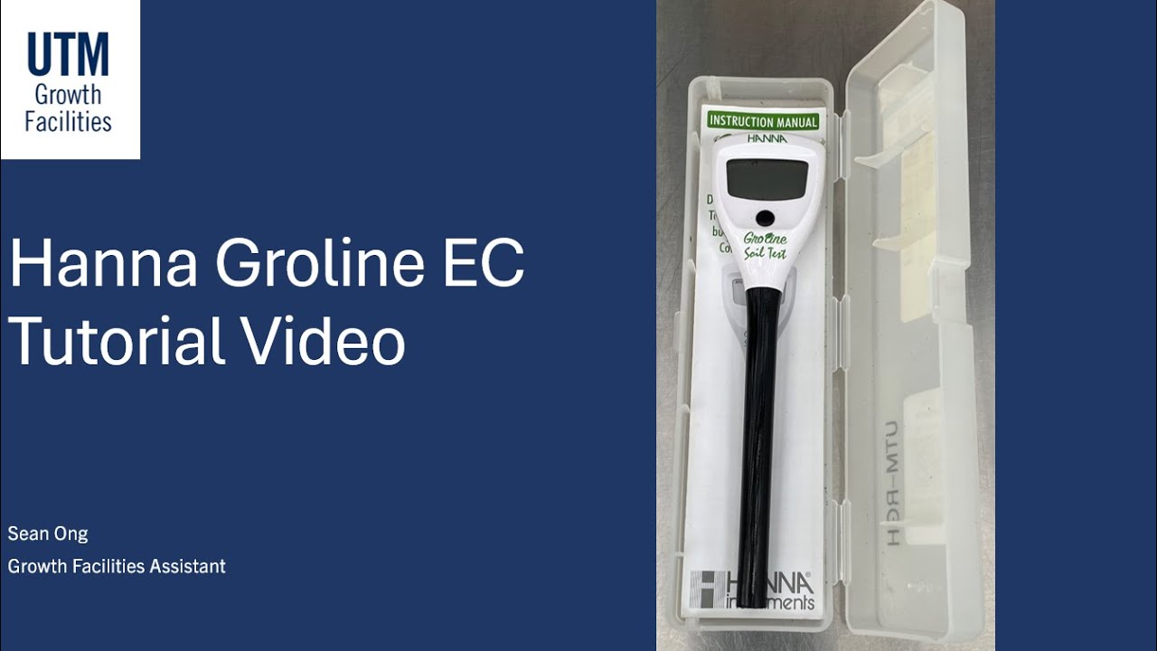 Hanna Groline EC Meter Guide