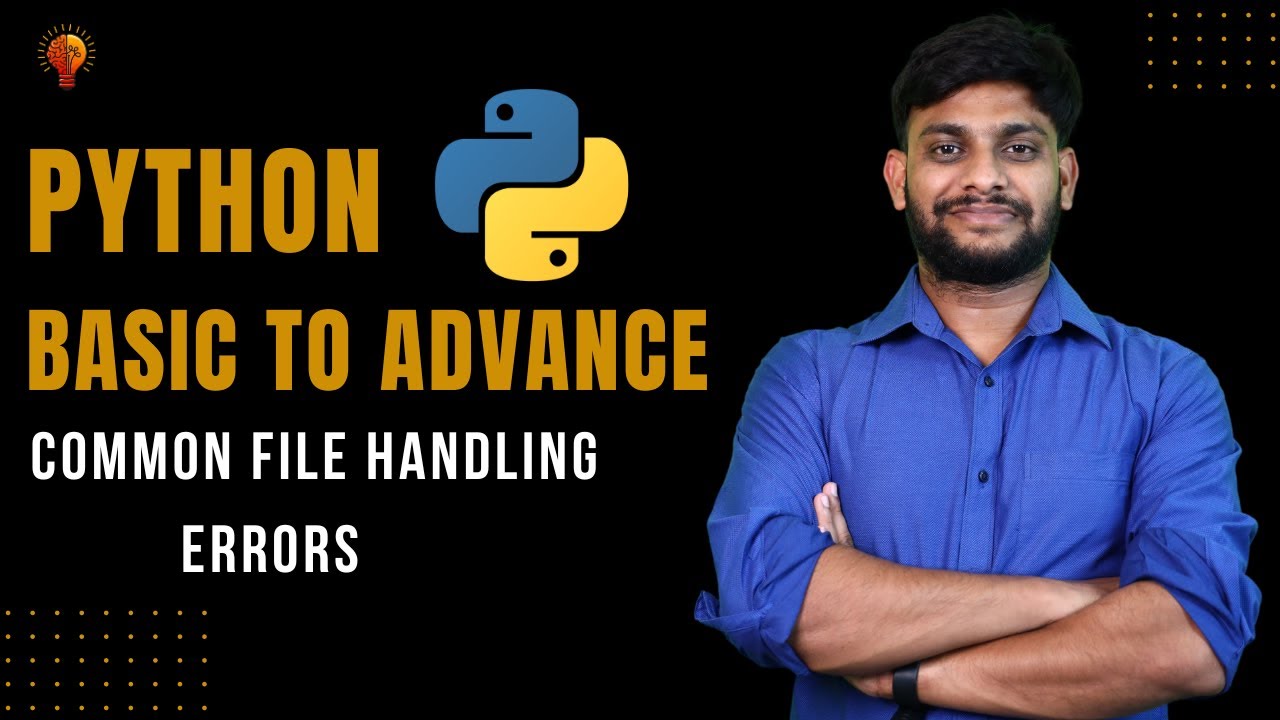 Common File Handling Errors | Python Beginner to Advance | Python Tutorial