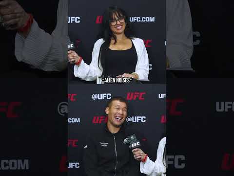Shavkat Rakhmonov made Nina Drama pronounce the hardest word in Kazakhstan #shorts #ufc #mma