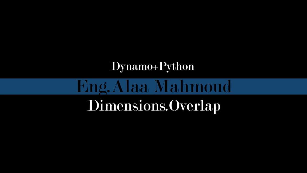 Python Script for Dimensions-Overlap  Dynamo.Revit