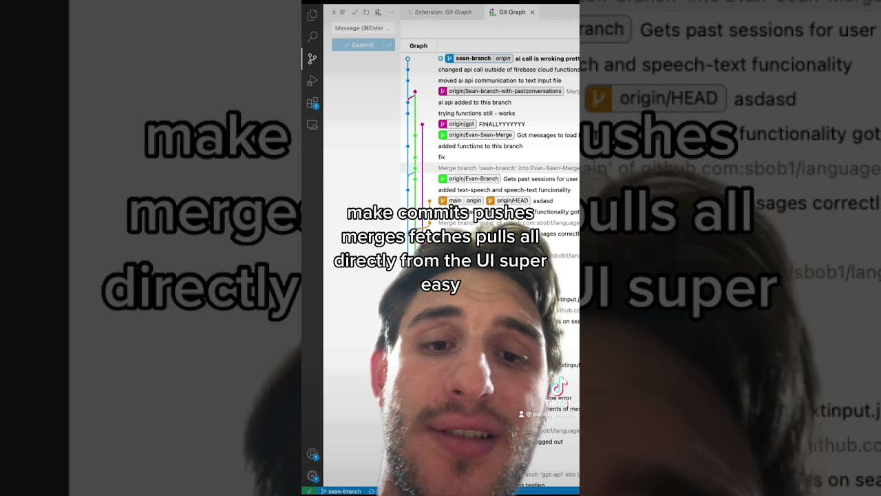 Using GitGraphs with GitHub