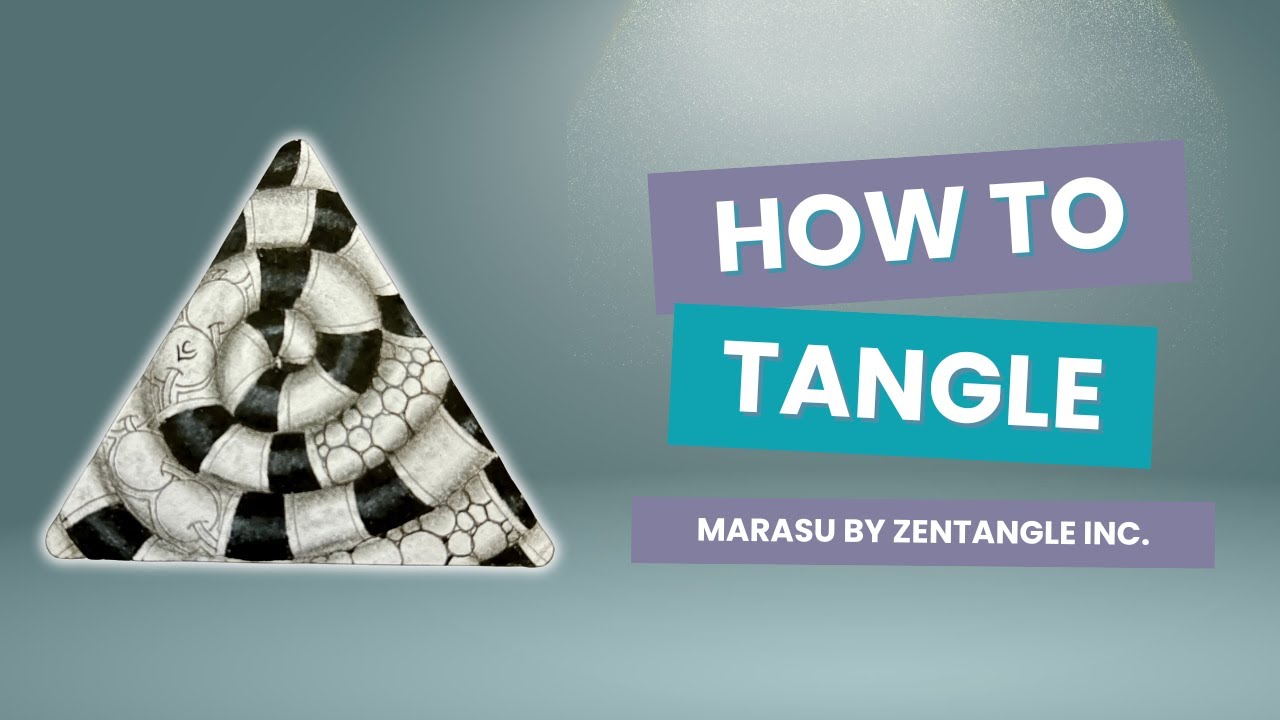 How to Tangle Zentangle® Pattern Marasu