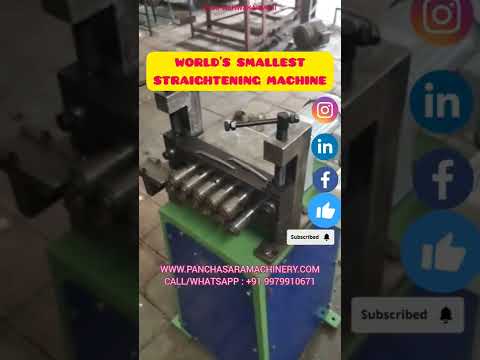 Straightening Machine and Pointing Machine Manufacturer | Panchasara ...