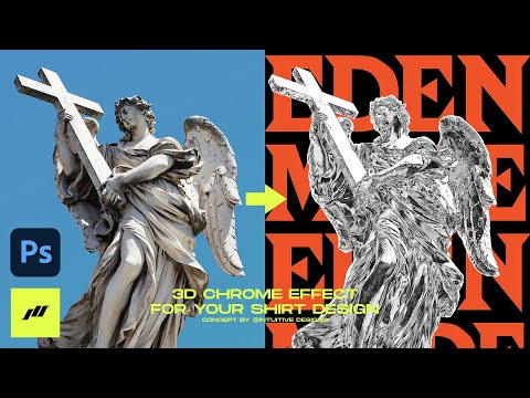 Turn ANY PHOTO Into Chrome In Photoshop | Streetwear Tutorial