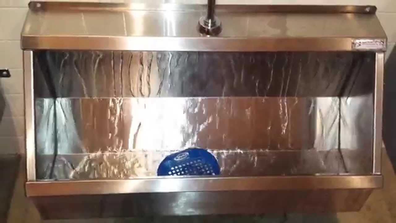 MERRY CHRISTMAS Bathroom Tour: Griffin Trough Urinal and AS Toilet Mission Bar Be Que