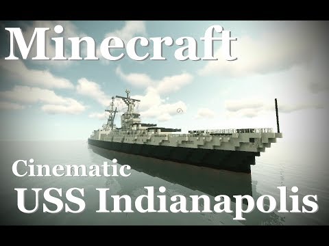 USS Indianapolis CA-35 Minecraft Map