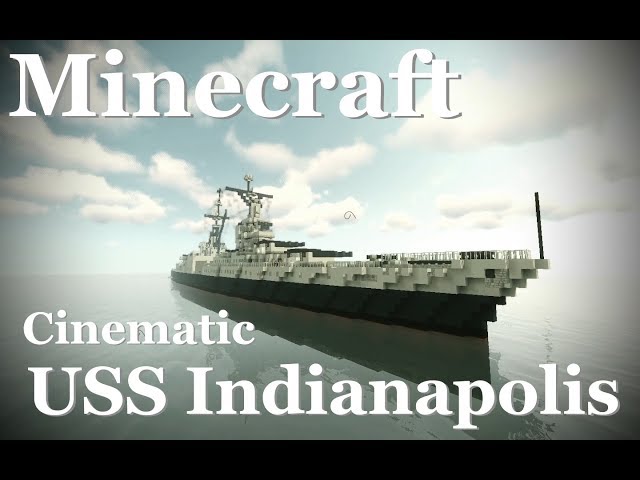 USS Indianapolis CA-35 Minecraft Map