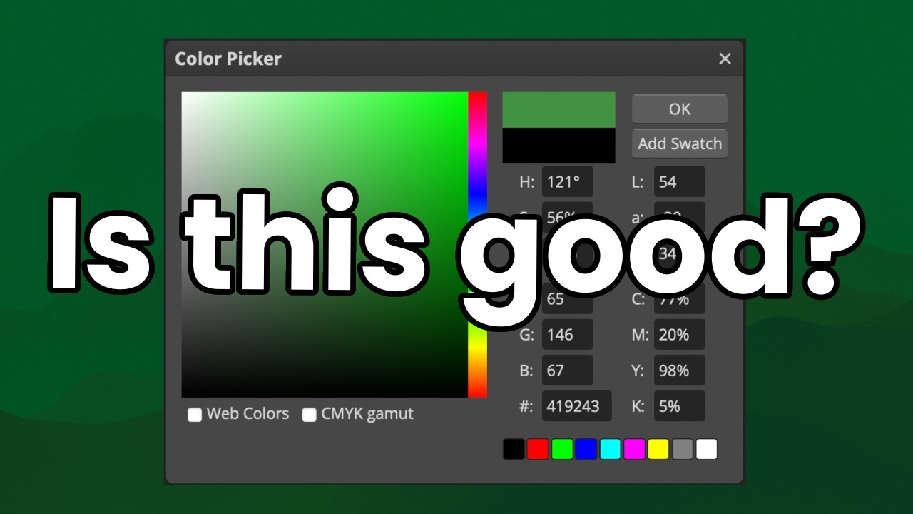 Color picker design: Can you spot a wrong color?