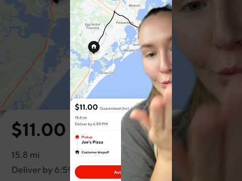 Is #doordash worth it in 2024? #sidehustle #fooddelivery #dasher #ubereats #food #tips #tipping #fyp