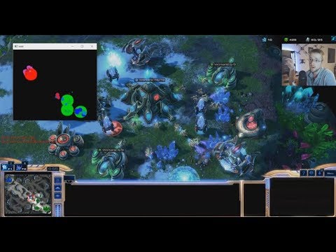Learn Scouting and more Visual inputs Python AI in StarCraft II tutorial p 8 - Mind Luster