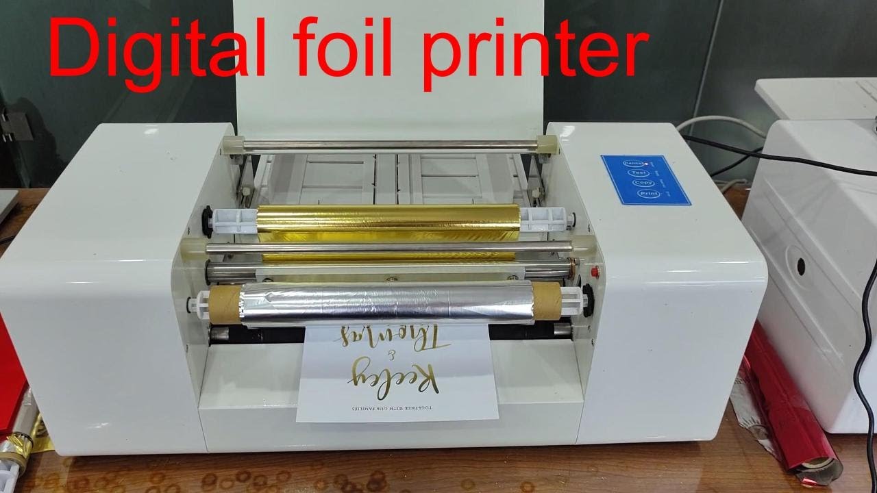 Amydor AMD360D A3 printing size digital gold foil printing machine, digital foil printer for paper