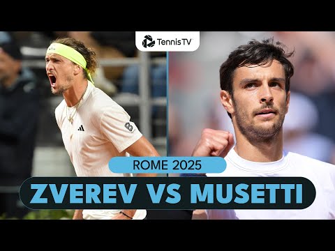 Thrilling Alexander Zverev vs Lorenzo Musetti Encounter π₯ | Rome 2025 Highlights