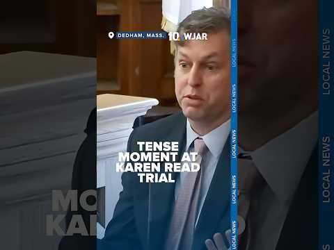 Tense moment during cross-examination of defense witness at Karen Read trial