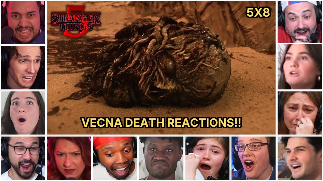 Reactors Reacting To Vecna Death | Stranger Things 5x8 Reaction Mashup