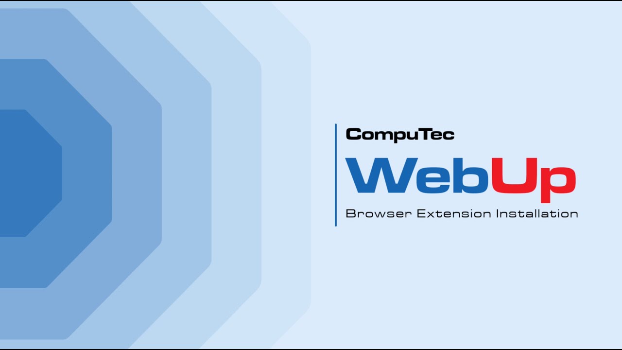 How to install CompuTec WebUp Browser Extensions