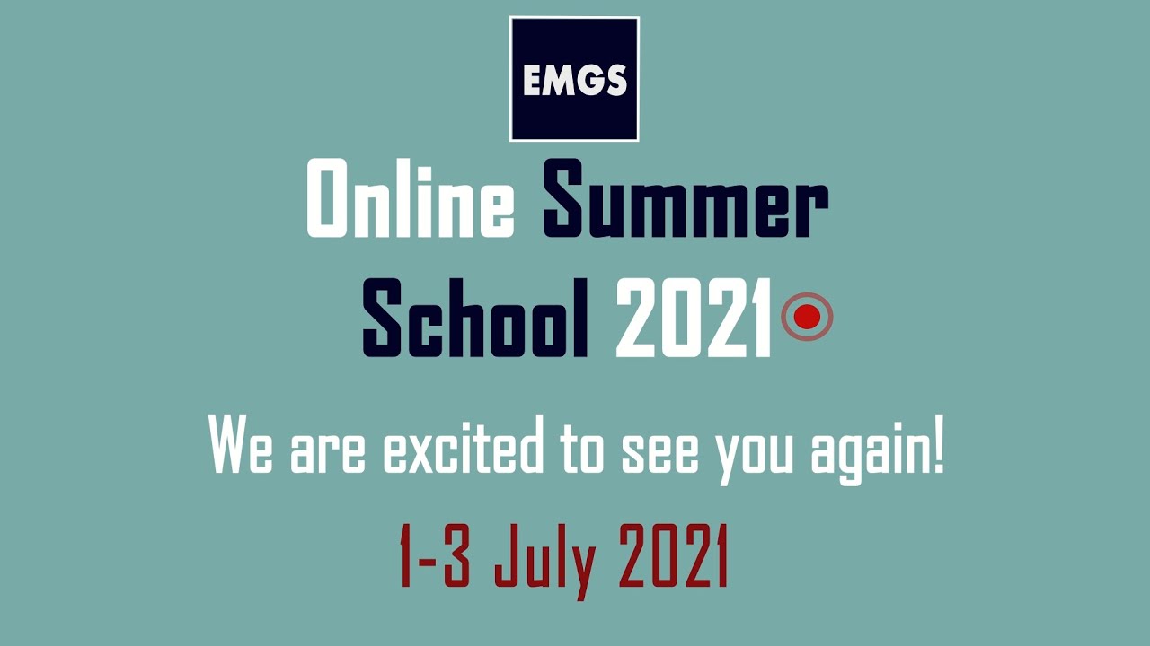 EMGS Online Summer School 2021