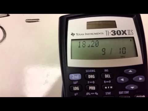 How to Simplify Fractions on a Calculator