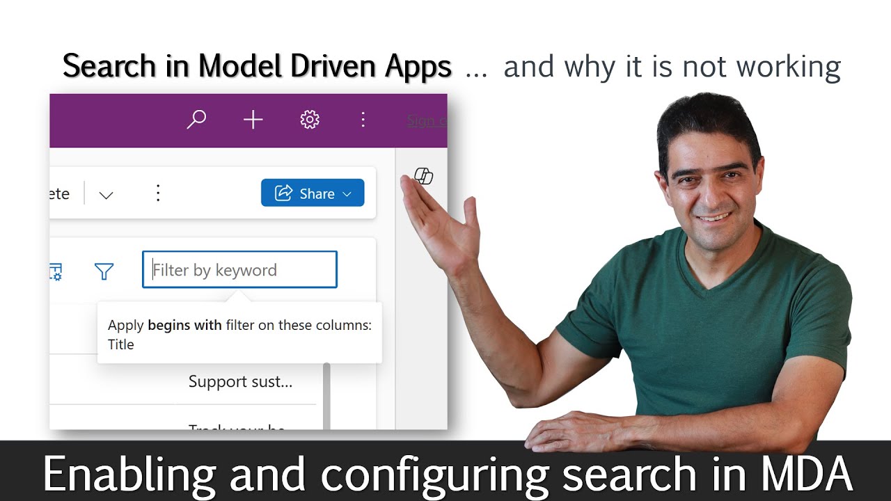Enable & Configure Model-Driven App Search - MDA Guide Enable & Configure Model-Driven App Search - MDA Guide