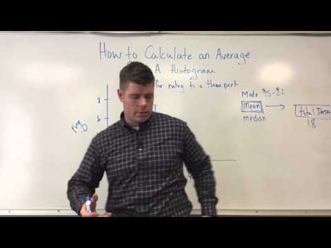 Calculating the mean of a histogram