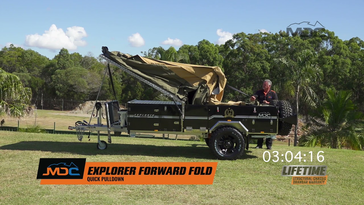 Explorer Forward Fold Pop-Up Camper Trailer