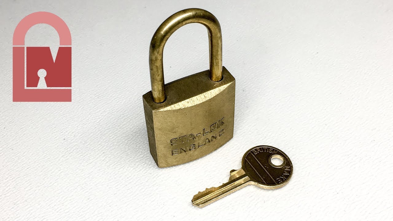 All Brass STA-LOK Padlock Picked