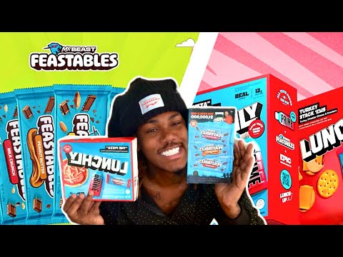 MR BEAST FEASTABLE / LUNCHLY REVIEW ! HONEST