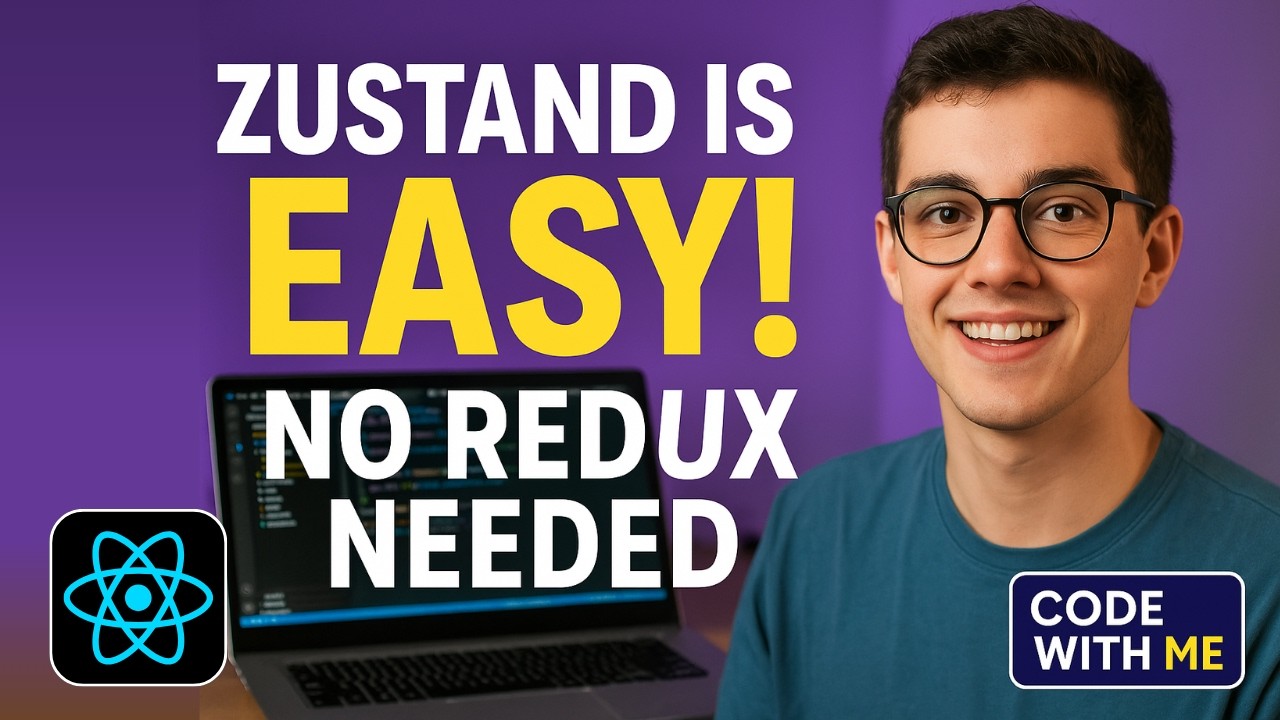 Zustand Tutorial – Easiest React State Management | Code With Me