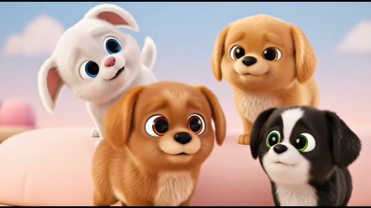 Cute Baby Cartoon Animals Collection | 12 AI Prompts | Kids Friendly 3D Style