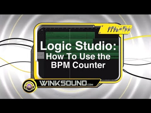 Logic Pro: How To Use the BPM Counter | WinkSound