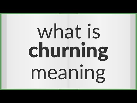 Churning | meaning of Churning